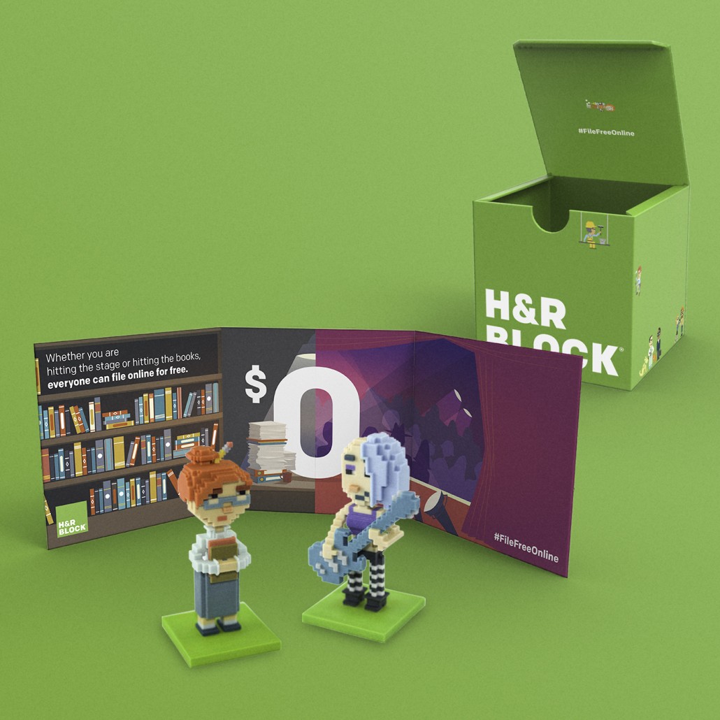 3D Printed Pixel People! Perfect example of 3D Marketing Materials ...